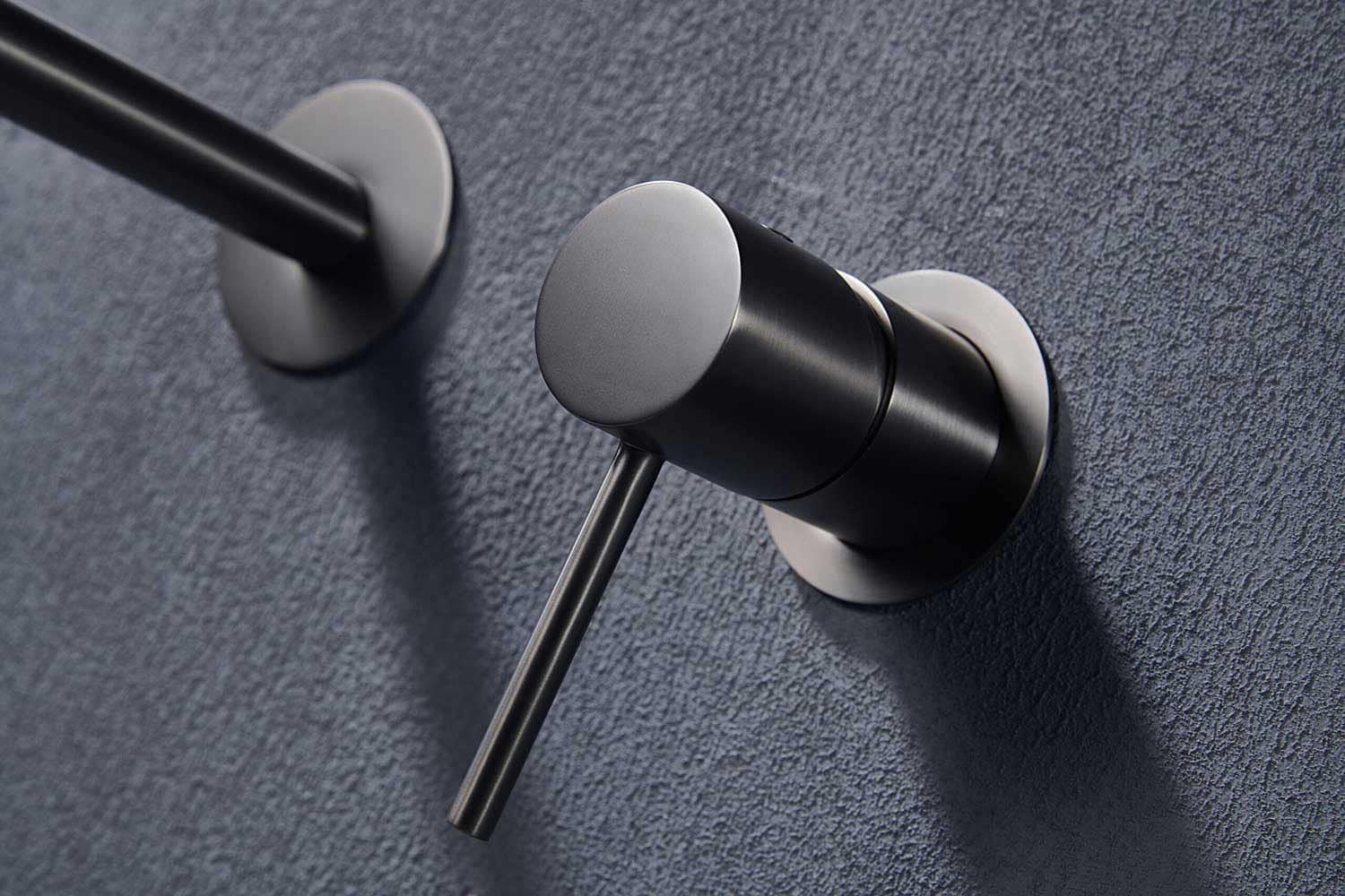 MONZA SERIES BLACK GUN METAL SINGLE LEVER CONCEALED SINK FAUCET - Sanitech